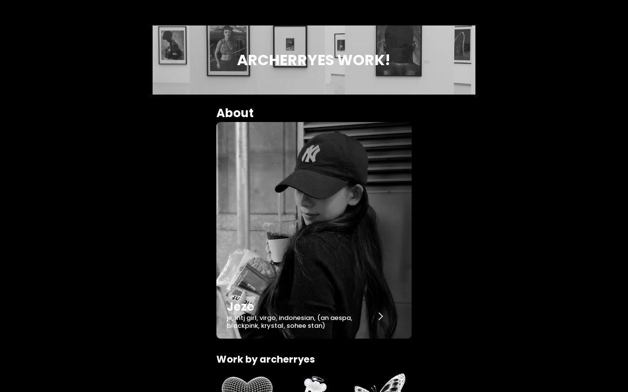 hello! welcome to archerryes work!